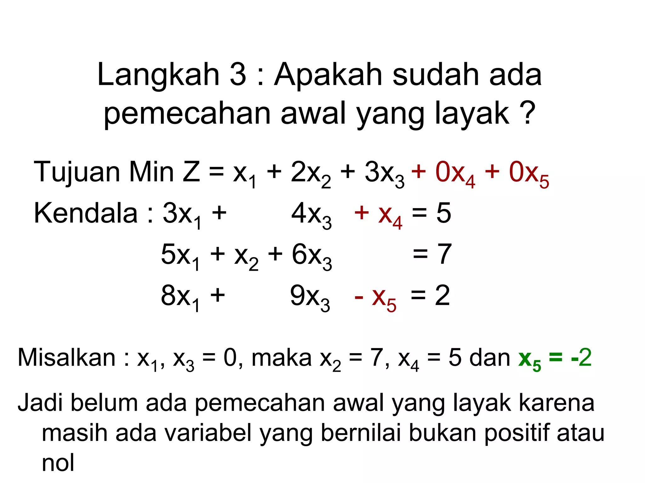 ITP UNS SEMESTER 2 Riset operasi (materi kuliah) | PPT
