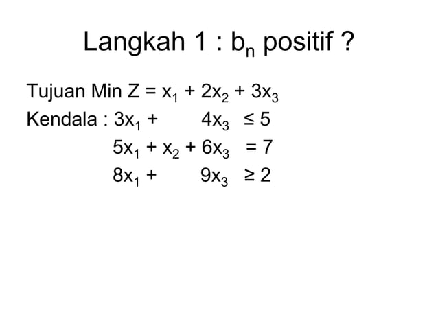 ITP UNS SEMESTER 2 Riset operasi (materi kuliah) | PPT