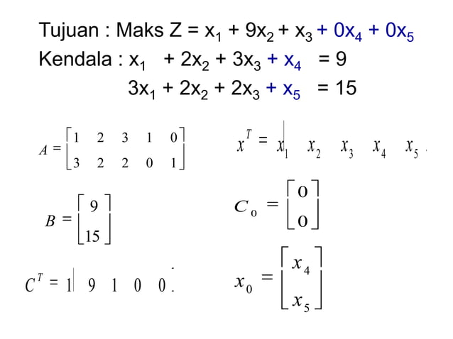 ITP UNS SEMESTER 2 Riset operasi (materi kuliah) | PPT