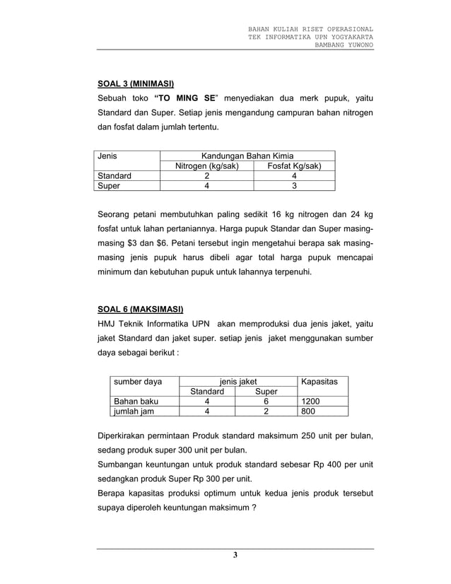 Riset operasional | PDF