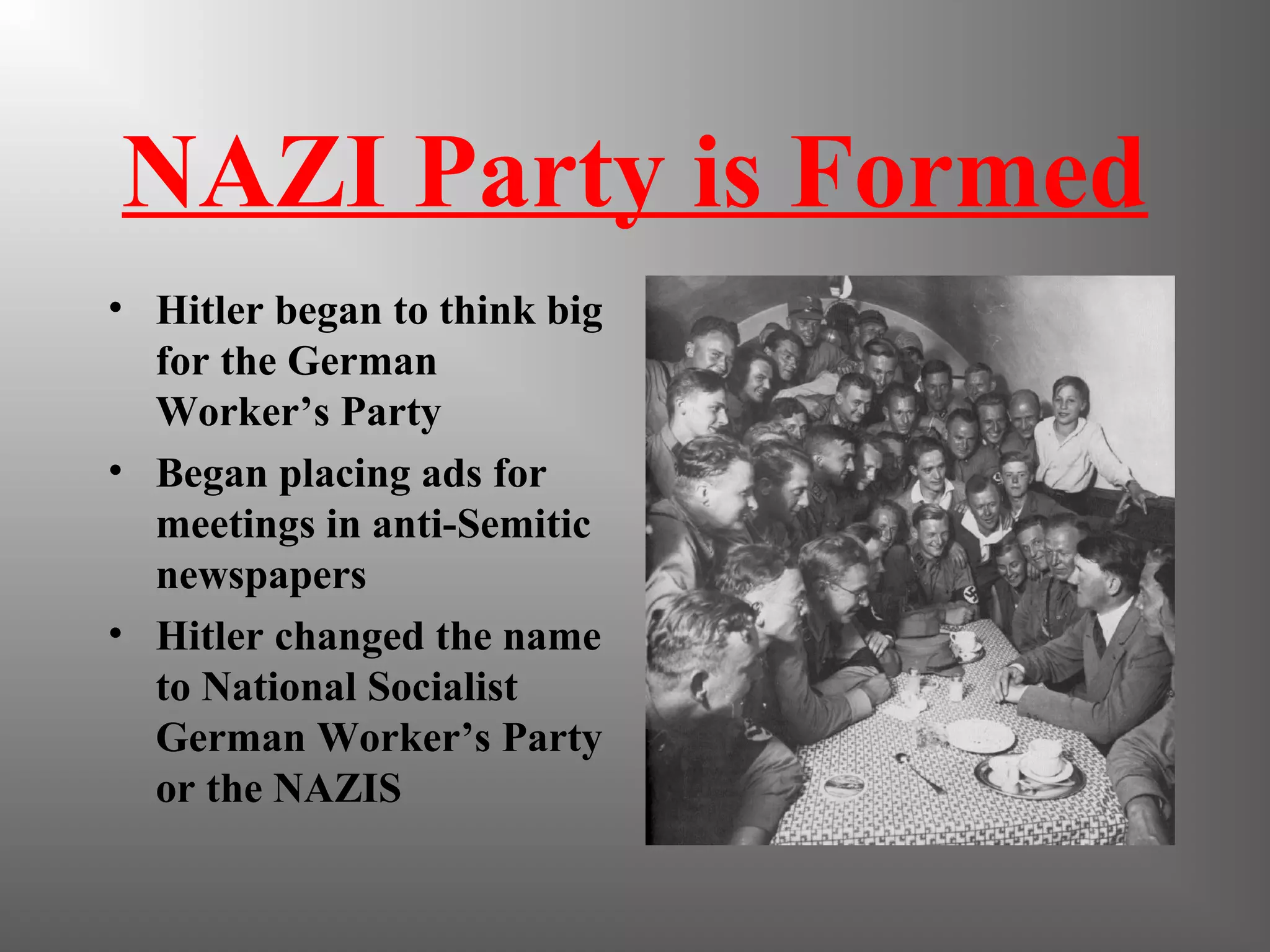 Rise to power adolf hitler | PPT