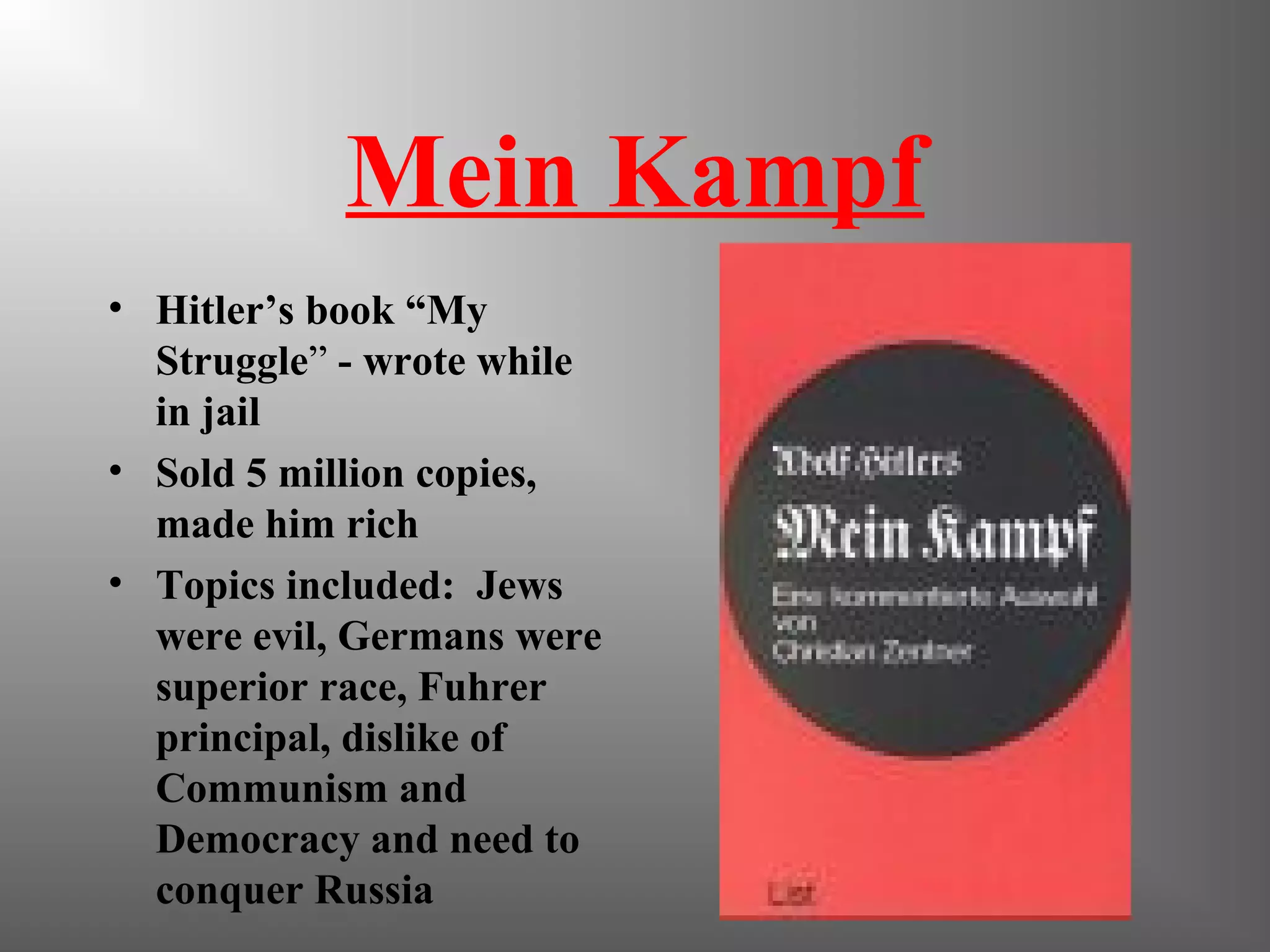 Rise to power adolf hitler | PPT