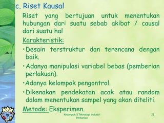 Riset pasar dan pemasaran | PPTX
