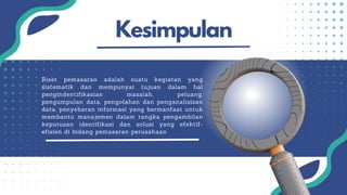 Penjelasan, Tujuan & Fungsi Riset Pemasaran | PPTX