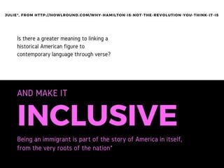 RISE UP: The Use of Hip Hop In "Hamilton: An American Musical" | PPT