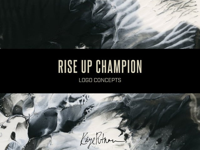 Rise Up Champion Logo Concepts | PPT