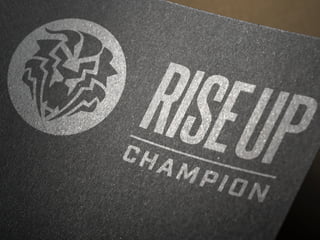 Rise Up Champion Logo Concepts | PPT