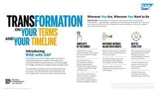 Rise with sap one pager | PDF