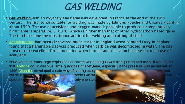 Different types of welding process and . | PPT