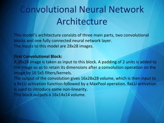Handwritten Digit Recognition(Convolutional Neural Network) PPT | PPTX