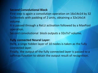Handwritten Digit Recognition(Convolutional Neural Network) PPT | PPTX