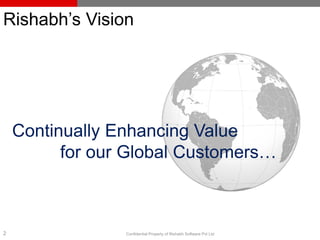 Rishabh Software - Corporate Presentation | PDF