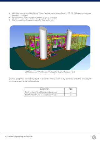 3D Modeling of VPSA Oxygen Package for Sulphur Recovery Unit | PDF ...