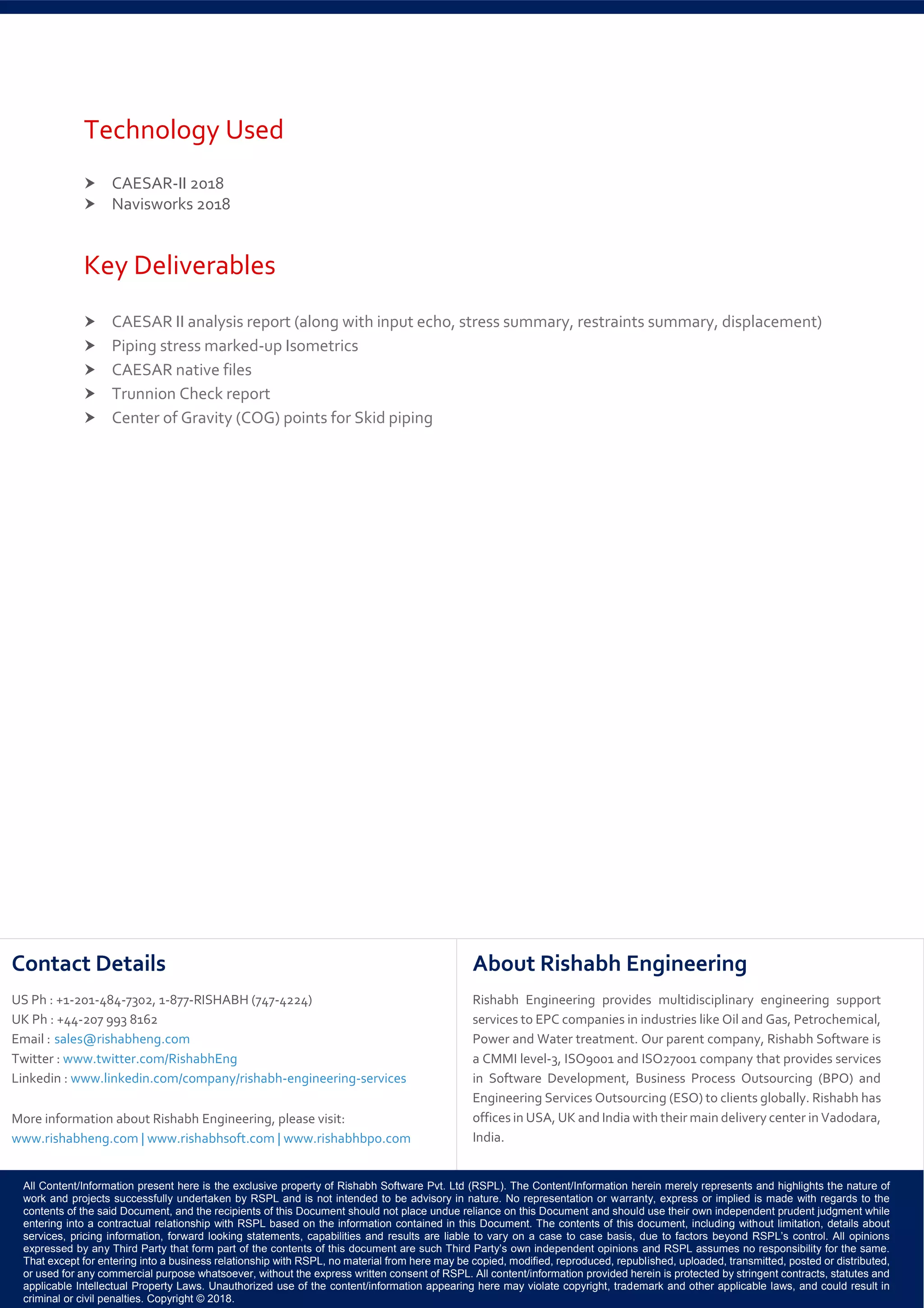 Pipe Stress Analysis of Ethane Vaporizer Skid using CAESAR II | PDF