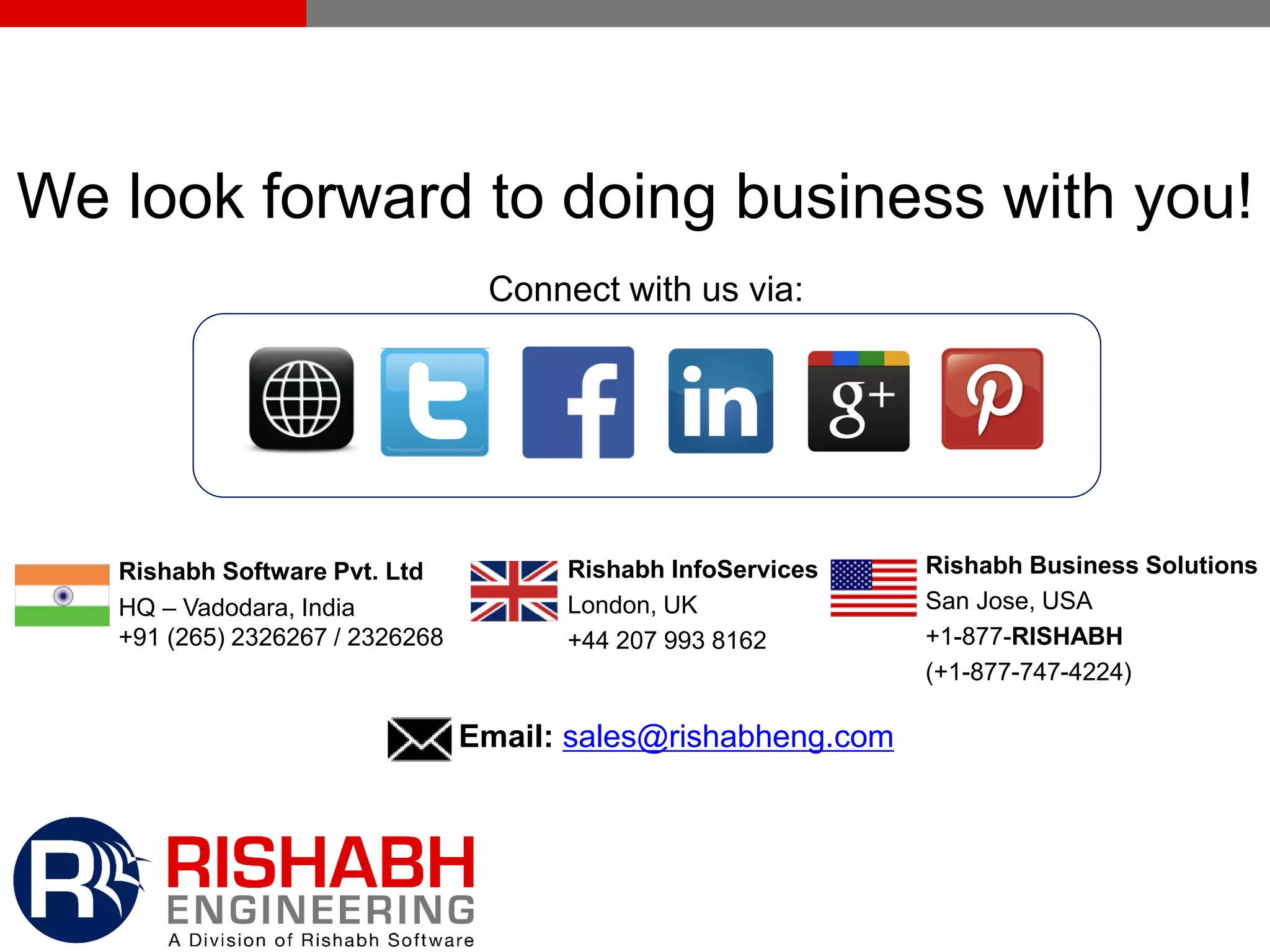 Rishabh Engineering Services | PDF