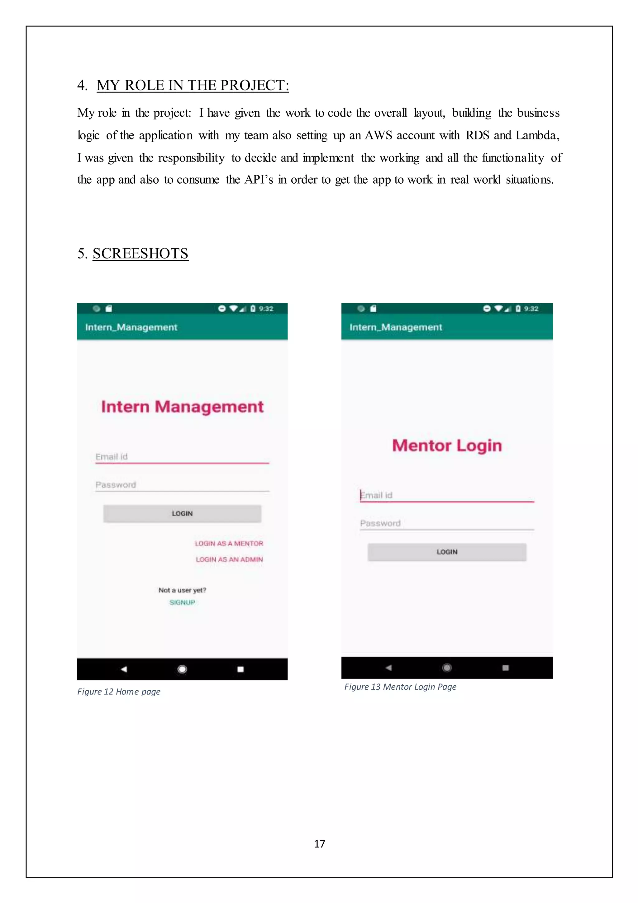 Internship Project Report | DOCX