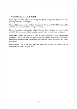 Internship Project Report | DOCX