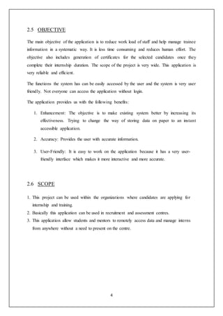 Internship Project Report | DOCX