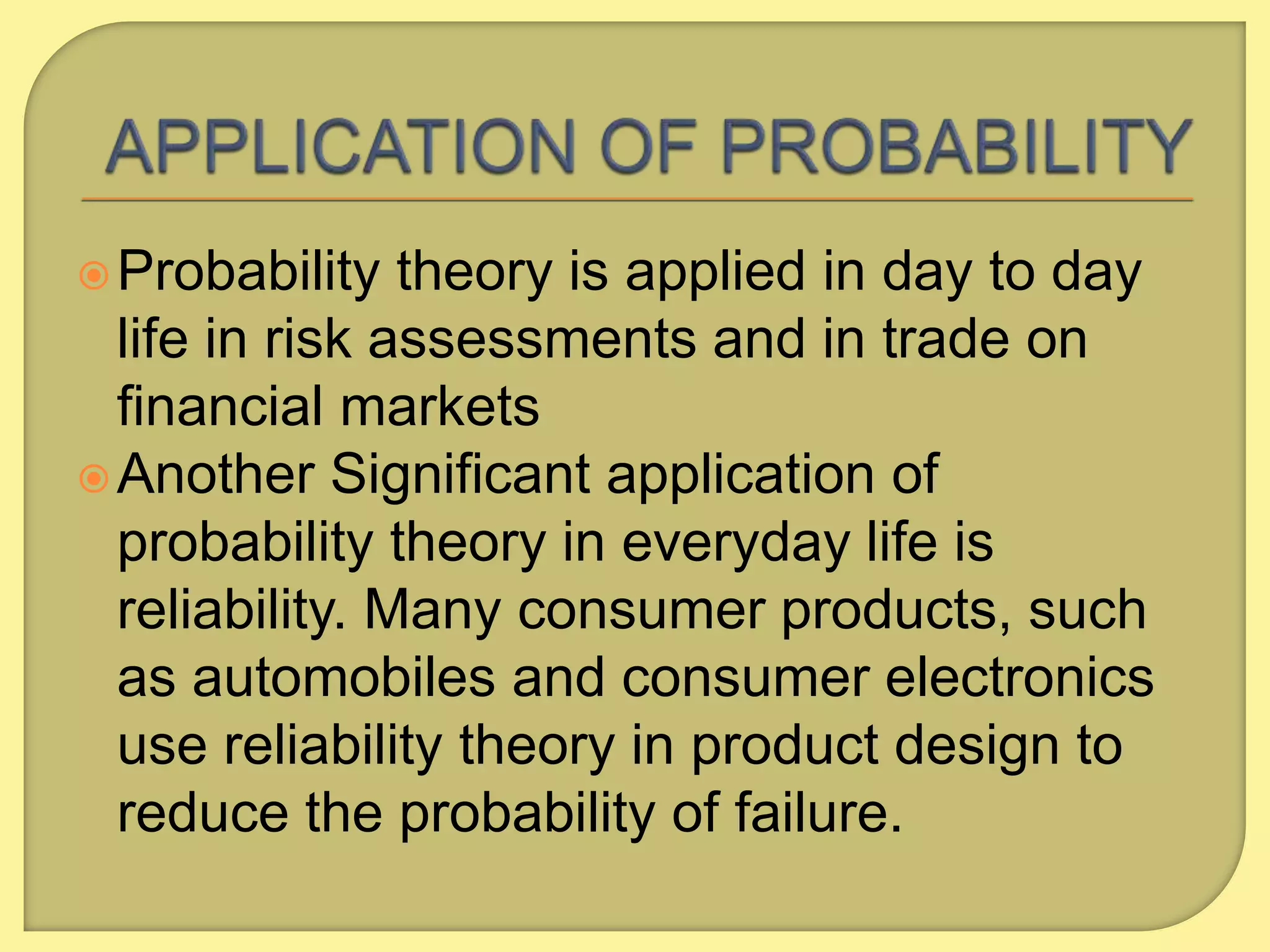 Rishabh sehrawat probability | PPTX