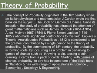 Rishabh sehrawat probability | PPTX