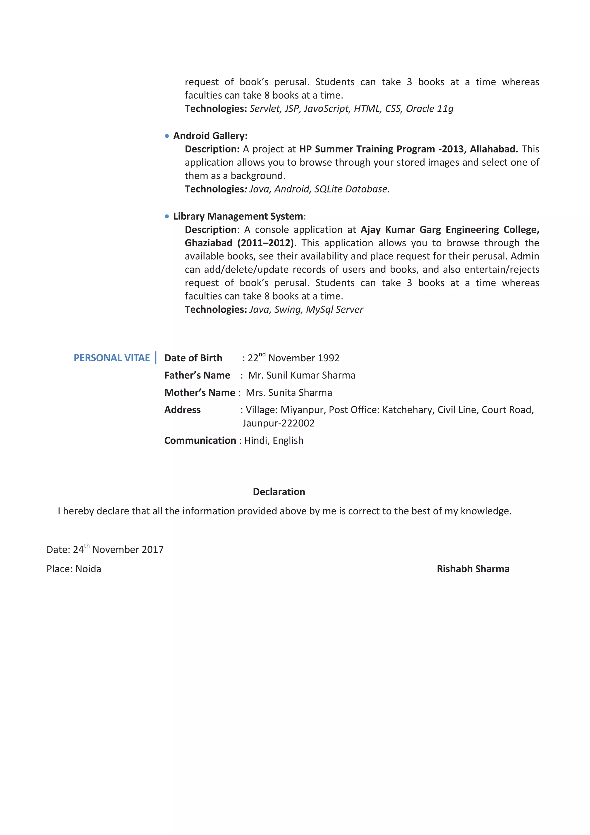 Rishabh Sharma | PDF | Web Development | Internet