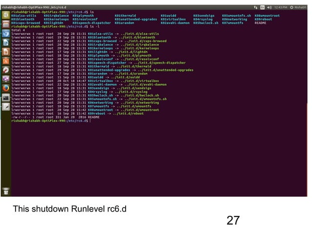 Linux Booting Process | PPT | Operating Systems | Computer Software and Applications