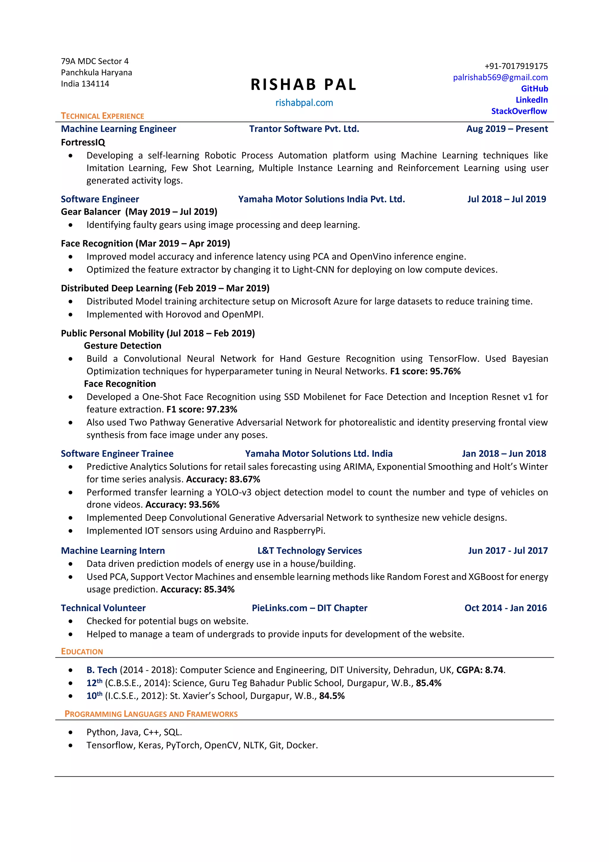 Rishab_Pal_Resume | PDF