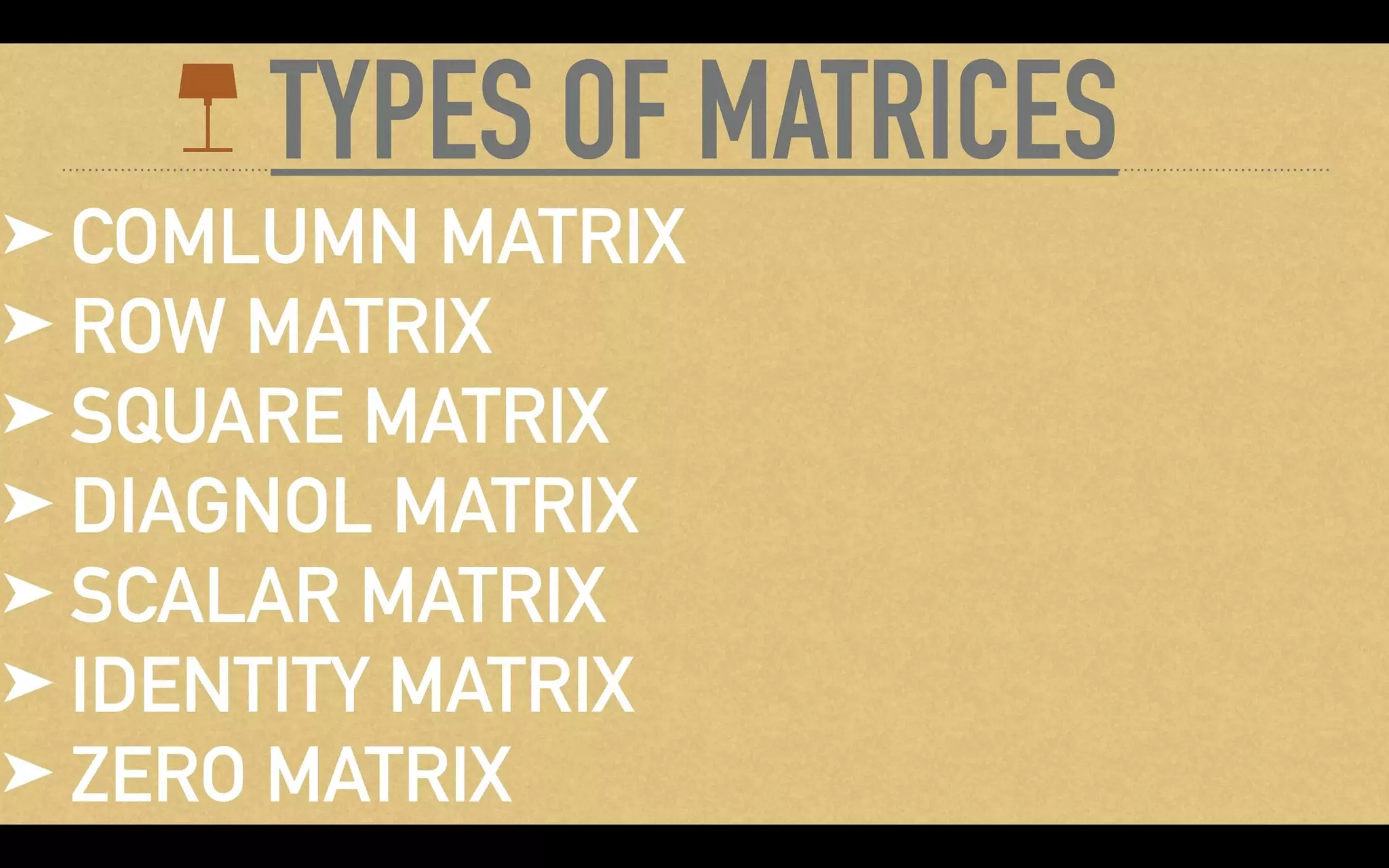 Rishav Bansal Maths PPT on Ch-3 Matrices | PPT