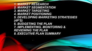 preparation of marketing plan | PPTX