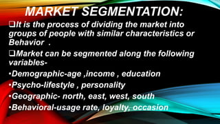 preparation of marketing plan | PPTX