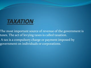 TAXATION by Rishi | PPTX