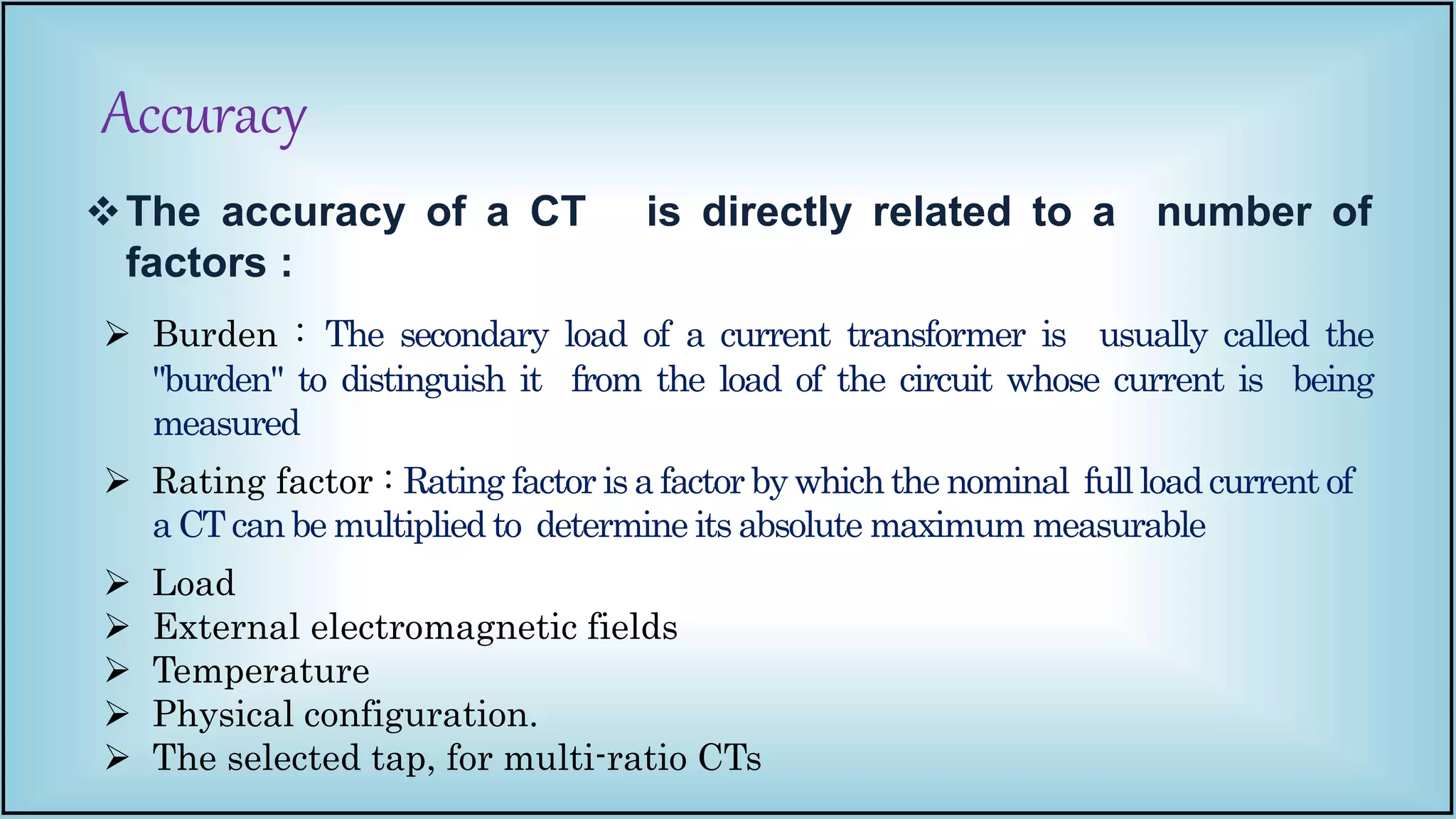 Instrument Transformer Presentation | PPTX