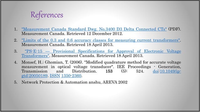 Instrument Transformer Presentation | PPTX | Computer Networking | Computing
