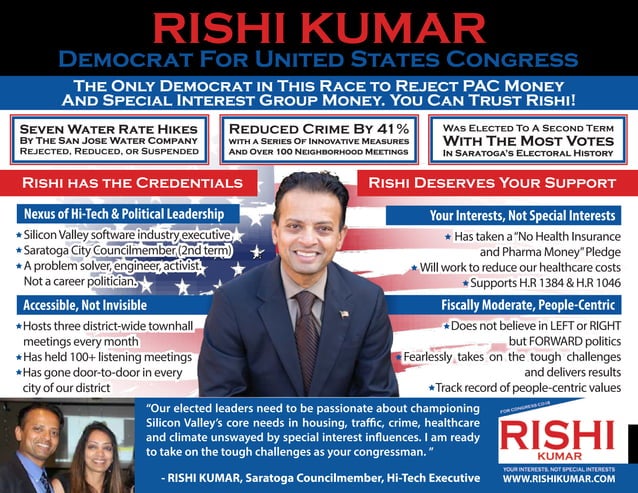 Rishi kumar for Congress 2020. Who is Rishi and context to Rishi's run ...