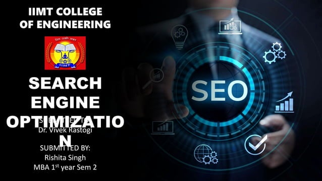 Search engines optimization in digital marketing | PPTX