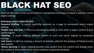 Search engines optimization in digital marketing | PPTX