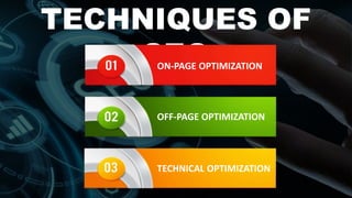 Search engines optimization in digital marketing | PPTX