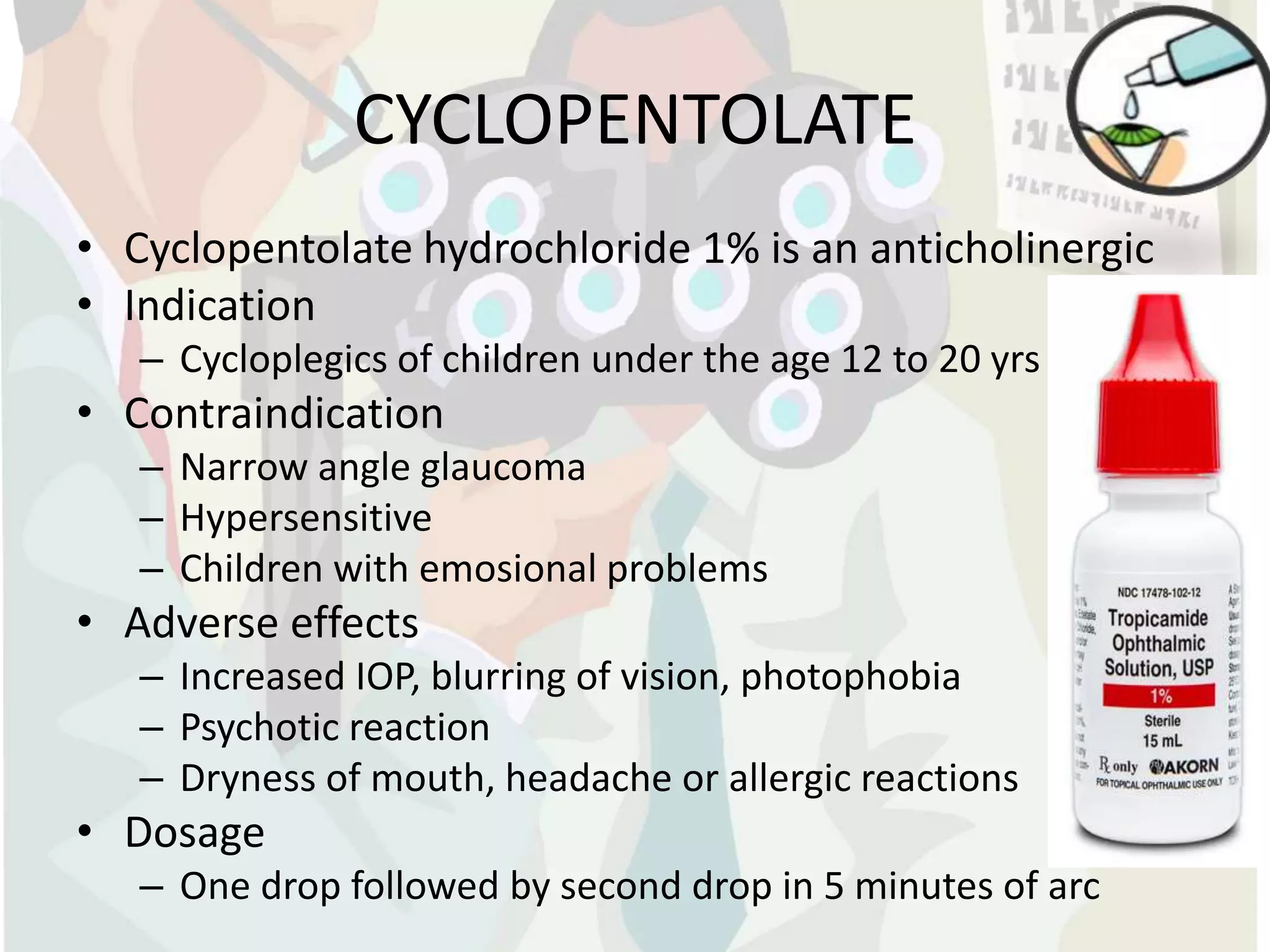 DRUGS IN OPHTHALMOLOGY | PPTX