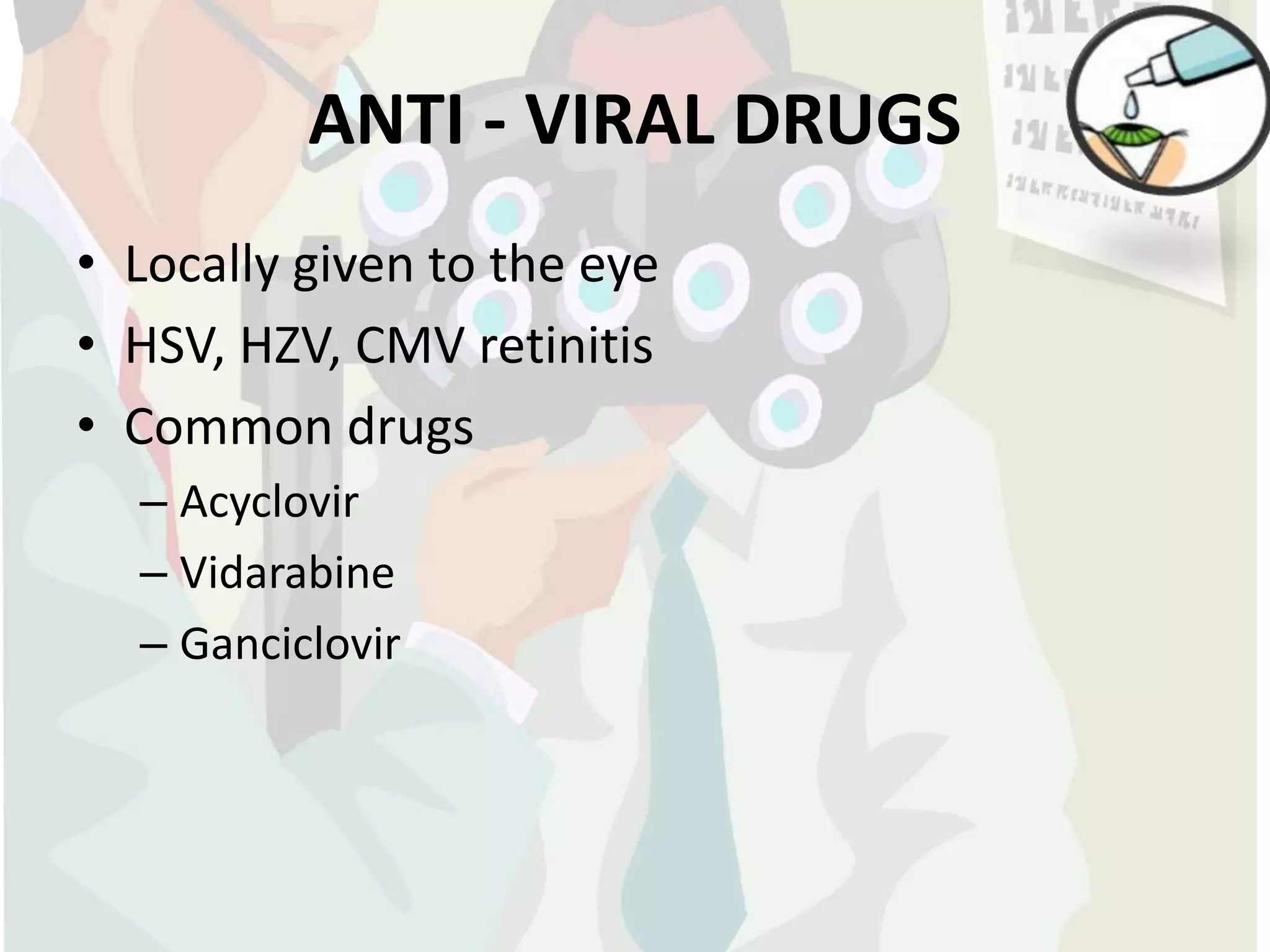DRUGS IN OPHTHALMOLOGY | PPTX