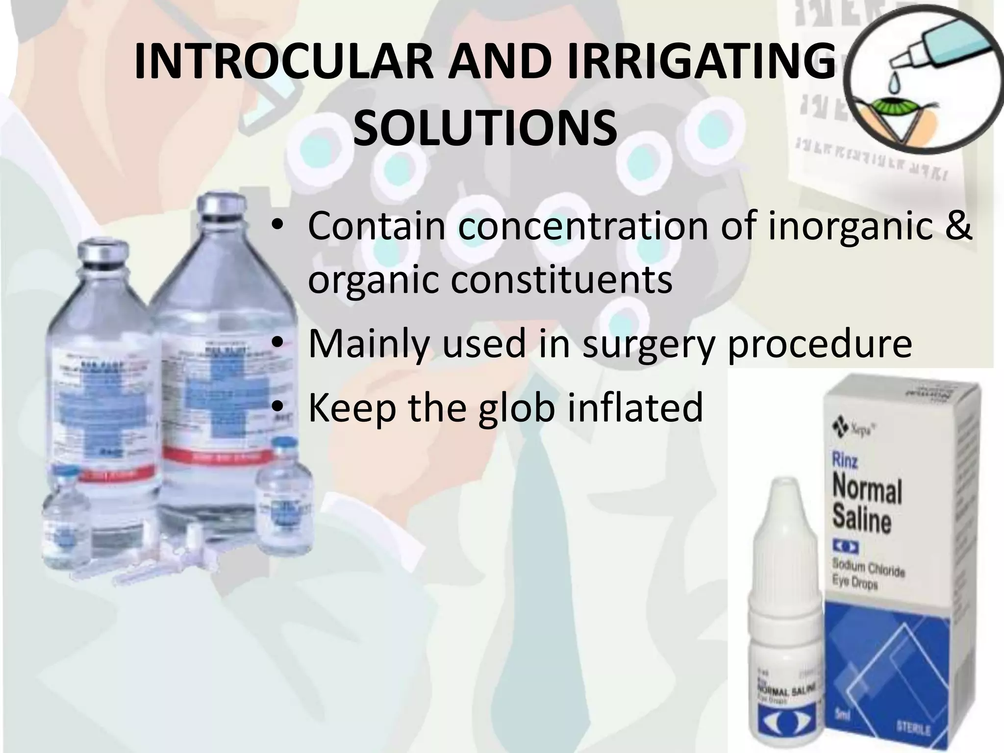 DRUGS IN OPHTHALMOLOGY | PPTX