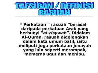 Risiko rasuah dan_penyelewengan | PPT