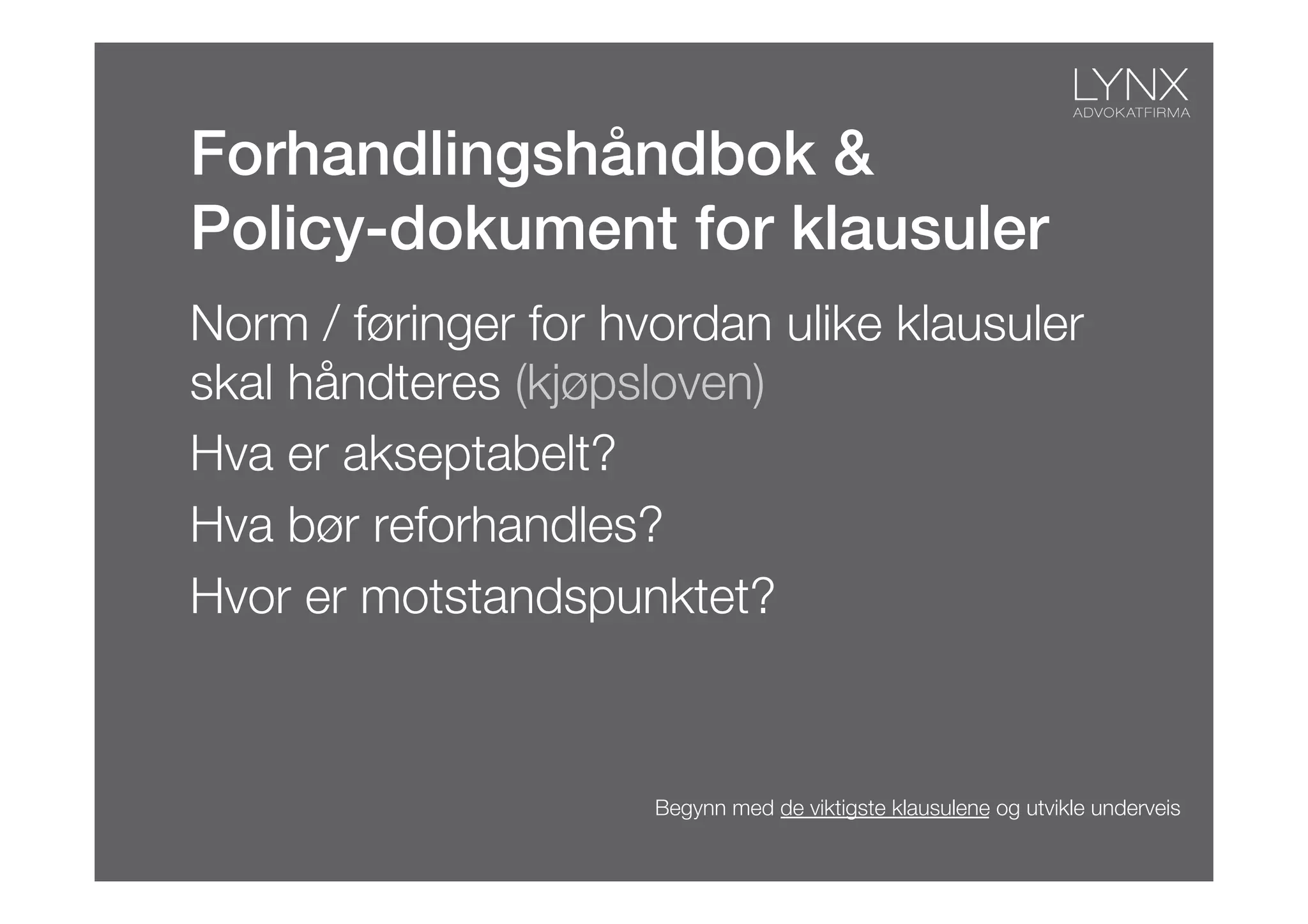 Risikostyring av kontrakter | PDF