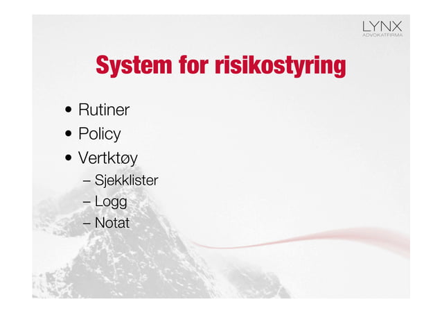 Risikostyring av kontrakter | PDF