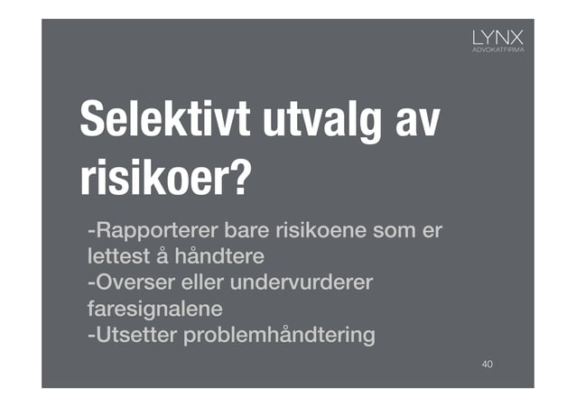 Risikostyring av kontrakter | PDF