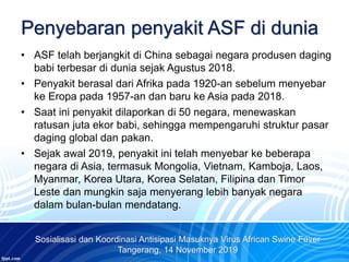 Risiko Virus ASF, Rute Masuknya dan Dampak Ekonomi - Kementan ...