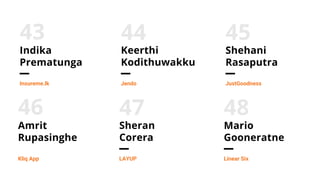 100 Rising Sri Lankan Entrepreneurs | PDF