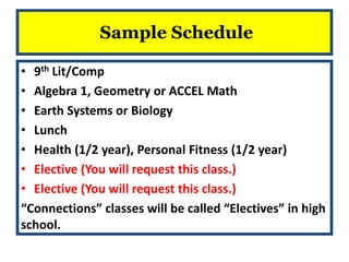 Rising 9th grade advisement presentation | PPT