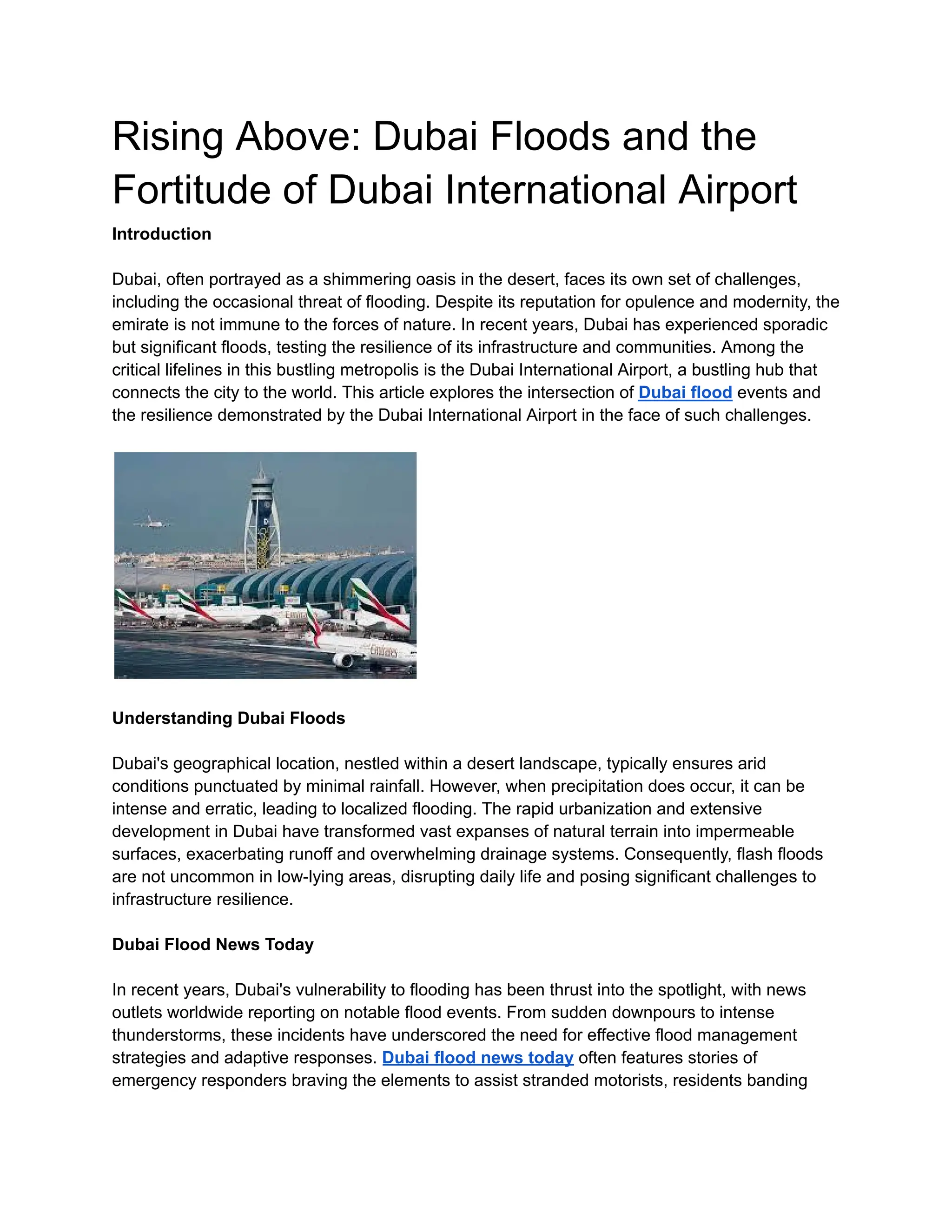 Rising Above_ Dubai Floods and the Fortitude of Dubai International ...