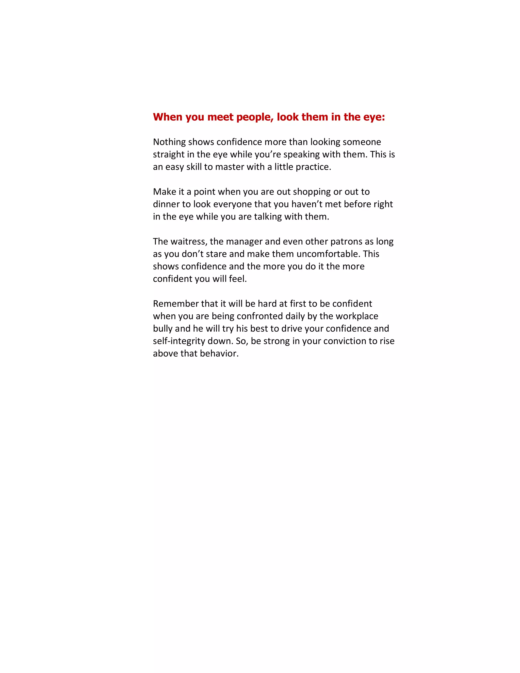 Rising above the workplace bully | PDF