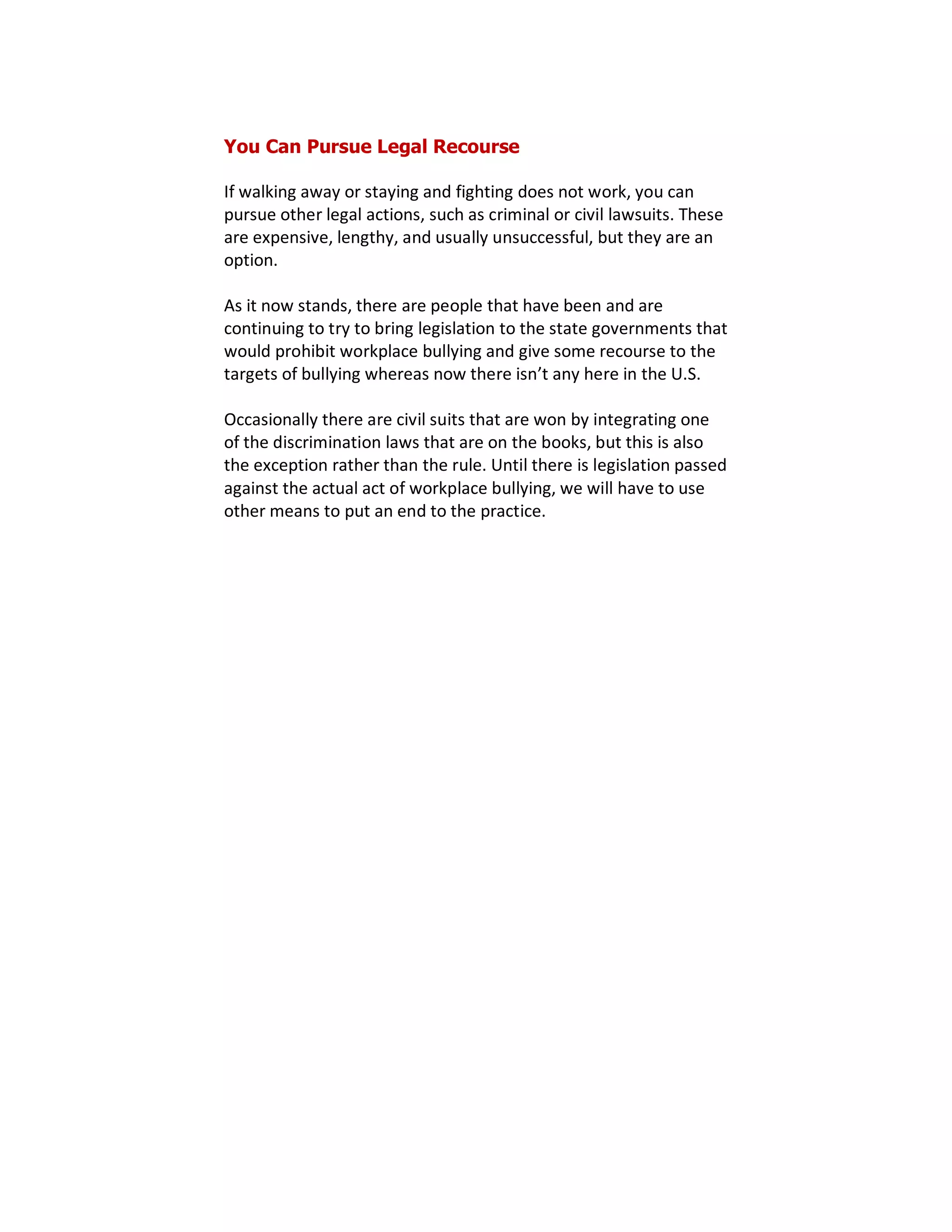 Rising above the workplace bully | PDF